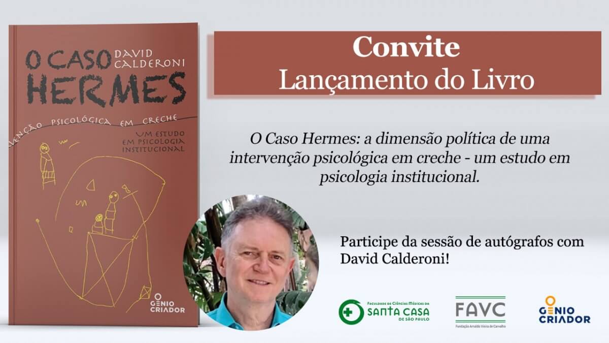 Livro 'O Caso Hermes', De David Calderoni, Será Lançado Dia 3/dez ...